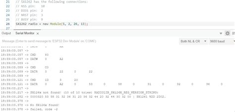 [sx1262] Chip Not Correctly Recognized · Issue 683 · Jgromes Radiolib · Github