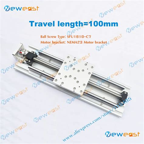 MINI Linear Stage Slide Module Linear Module Actuator System Lead Mm Mm Travel Length In