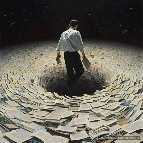 Ai创作图人创造了书 书籍的海洋 在阈限空间里迷路的人 全面阅读海报 书的海洋 视觉冲击力广告装饰画 书本创意海报 超现实主义画作 知识的海洋 深陷立体海报 创意书本海报 在超现实空间里的人