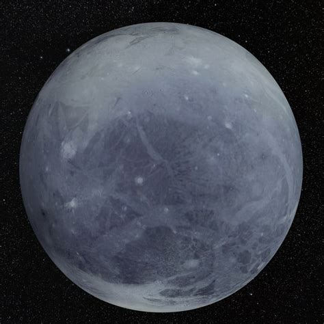 3d Pluto Planet Model