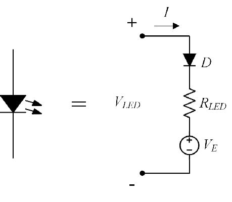 1 Equivalent Circuit Of Each LED Device Based On The Linear Model Download Scientific Diagram
