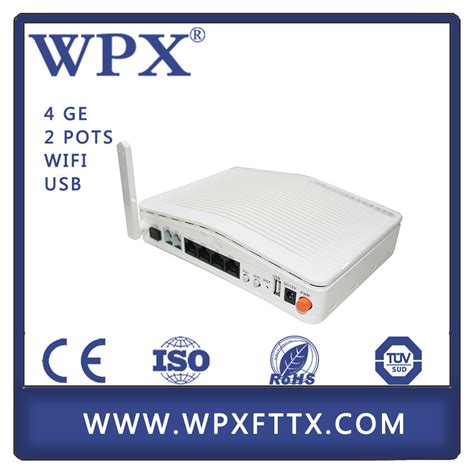 FTTX Ge Gpon Ont Fiber ONU Gpon Modem With WiFi VoIP China Gpon Ont And Gpon Modem