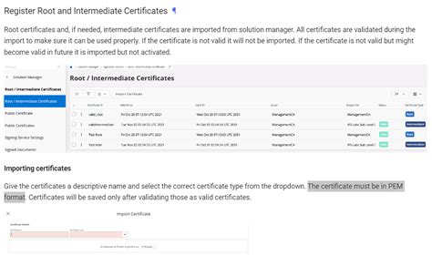 ifs cloud import certificate for use in out bound messages created in