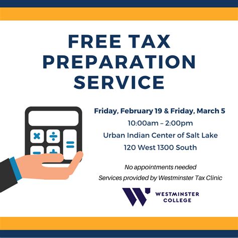 Free Tax Prep Urban Indian Center Of Salt Lake