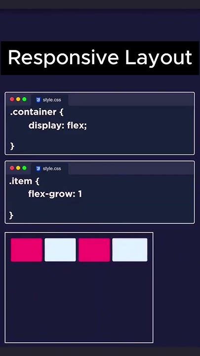 Responsive Layout Trending Webdevelopment Cssflexbox Css Viralshort Trending Coding Youtube
