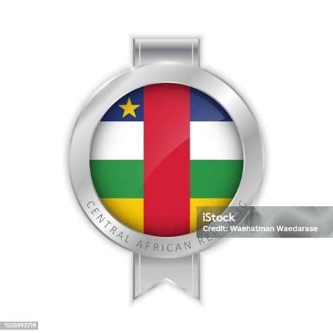 중앙 아프리카 공화국 국기 실버 브로치 스티커 3d 벡터 스타일 0명에 대한 스톡 벡터 아트 및 기타 이미지 0명 2 위 상 종류 Championship Istock