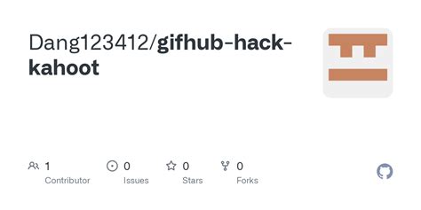 github dang123412 hub hack kahoot