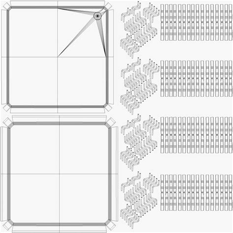 D Electronic Chip Tqfp TurboSquid