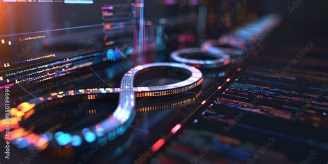 Infinity Symbol Represents Software Development Operations System