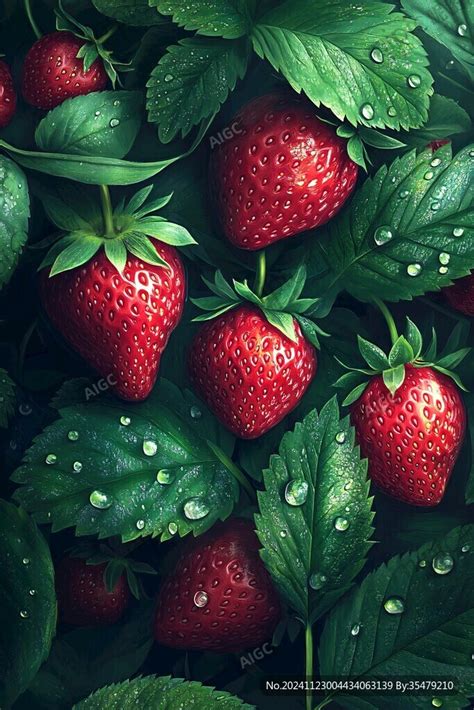 Ai创作图草莓装饰画 插画时令水果五月草莓 草莓场景图 创意草莓插画 草莓水果背景素材 插画草莓 草莓拍纸本 唯美草莓 竖版草莓插画海报 草莓海报背景 手绘草莓壁纸 草莓背景图 高清原创草莓