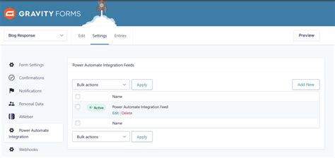 send gravity forms submissions to microsoft teams