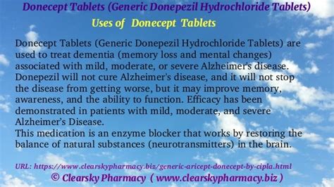 Donecept Tablets Generic Donepezil Hydrochloride Tablets Pdf
