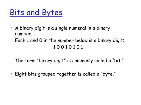 PPT Lecture 2 Bits Bytes Number Systems PowerPoint Presentation