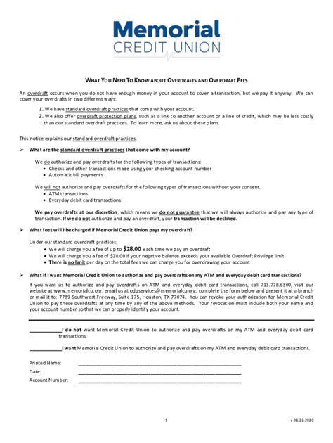 Fillable Online Consent Form For Courtesy Pay Overdraft Protection Fax Email Print Pdffiller
