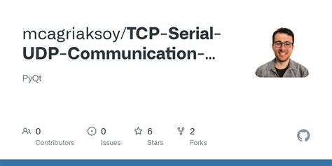 Github Mcagriaksoy Tcp Serial Udp Communication Gui Pyqt