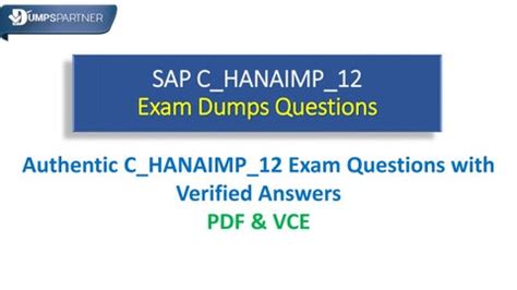 New C HANAIMP 12 Cheat Sheet Material Curated By Experts By Professional PDF Exam Issuu
