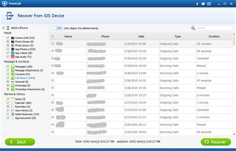 Mobile Phone Data Solution How To Recover Call Logs From IPhone