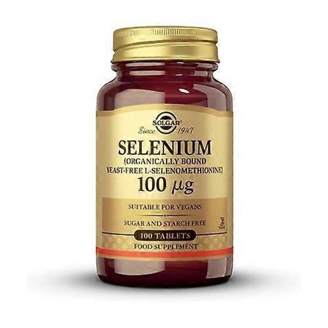 Selenium Yeast Free 100 Tablets Of 100mg Fruugo Uk