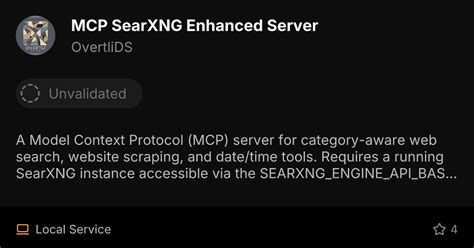 Mcp Searxng Enhanced Server Mcp Se · Lobehub