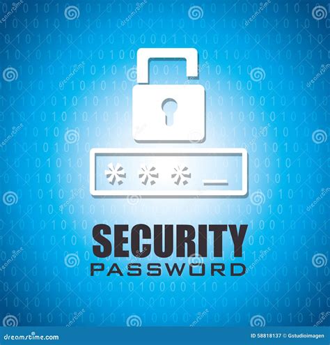 Security Stock Vector Illustration Of Privacy Caution 58818137