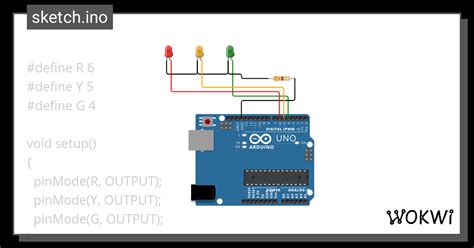 Traffic Light Wokwi ESP32 STM32 Arduino Simulator
