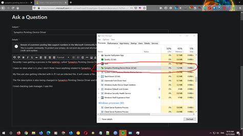 Synaptics Pointing Device Driver