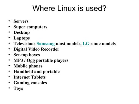 Linux A Free And Open Source Operating System Ppt