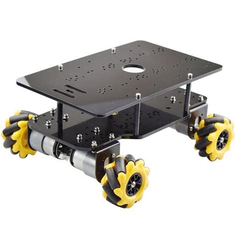 Double Châssis 5kg Charge Mecanum Roue Robot Kit De Châssis De Voiture