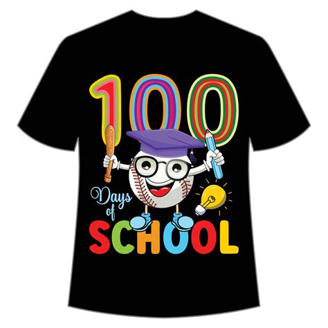 100 Days Of School T Shirt Happy Back To School Day Shirt Print