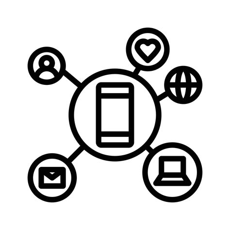 Connect Vector Outline Icon Simple Stock Illustration Stock 23404634 Vector Art At Vecteezy