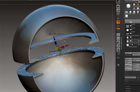 Boolean Workflow Slicing Model W Interlocking Registration Bumps Zbrushcentral