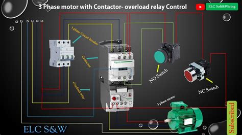 Diagram For 240 Motor With Overload Relay Overload Relay Cir