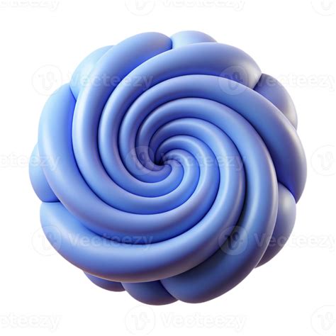 Elegant Acclaimed Spiral Pattern Single Weight Stroke Symmetrical Scalable Design 60338427 Png