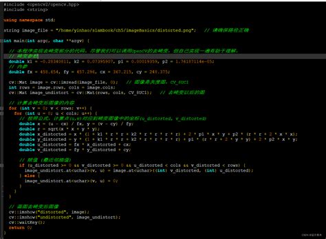 手动实现图像去畸变 Csdn 消除图像畸变 Csdn博客