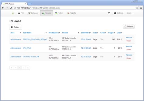 Print Manager Features Monitoring Quotas And Control