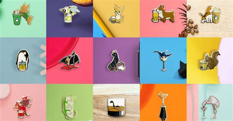 Cocktail Critters Enamel Pins Cocktail Accessories And More