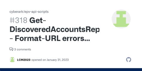 Get Discoveredaccountsreportps1 Format Url Errors When Using Filter Options · Issue 318