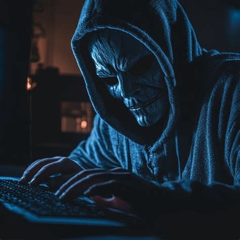 Free Hooded Hacker Typing Photo Hooded Hacker Typing Download At