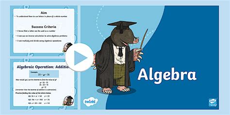 Algebra Powerpoint Teacher Made Twinkl