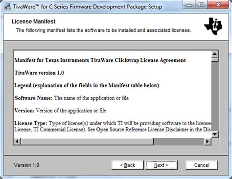 Tivaware Clickwrap License Agreement Shows Up With Blank Software Name Version Etc Arm