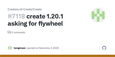Create 1201 Asking For Flywheel · Issue 7118 · Creators Of Create