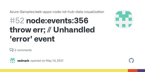 Nodeevents356 Throw Err Unhandled Error Event · Issue 52 · Azure Samplesweb Apps Node