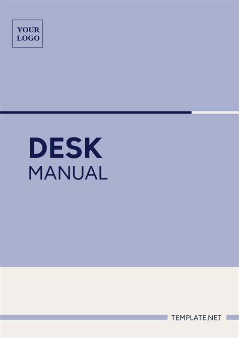 Free Desk Manual Template To Edit Online