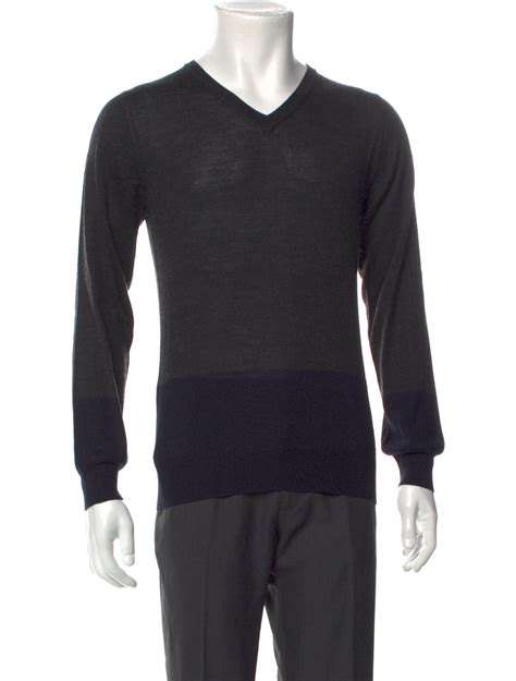 Random Identities Colorblock Pattern Crew Neck Pullover Black Sweaters Clothing Wradm20688