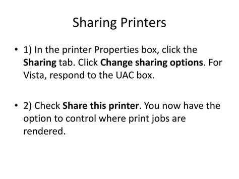 PPT Setting Up File Sharing Personal And Network Printers PowerPoint Presentation ID 3215506