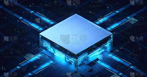 赛博朋克ai的3d渲染。电路板。技术背景。中央计算机处理器cpu和gpu的概念。数字芯片主板。技术科素材 花瓣网