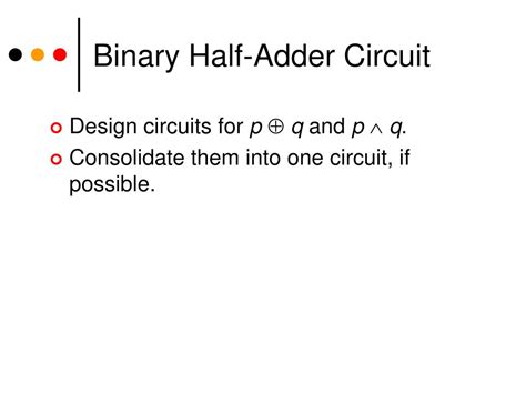Ppt Number Systems And Circuits For Addition Binary Adders