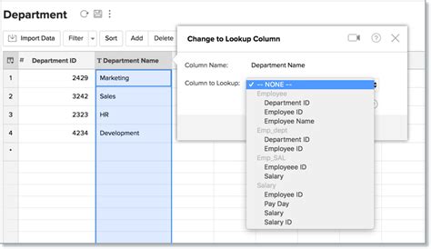 Working With Tables L Zoho Analytics Help Working With Tables L Zoho Analytics Help