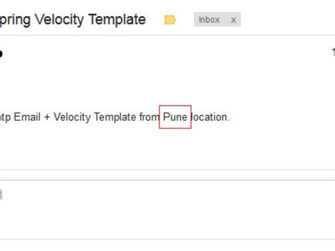 Velocity Template Example Send Email Using Spring And Velocity Email