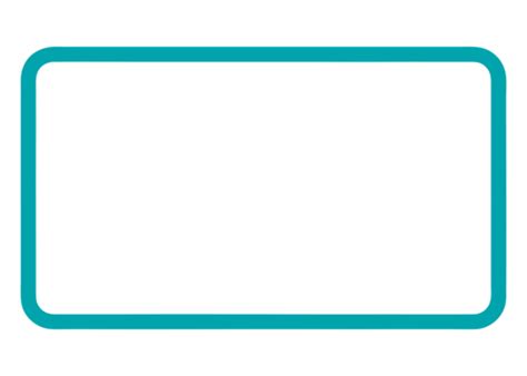 Rounded Rectangle Frame Png Square Rectangle Shape Png And Svg Design